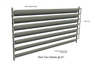 Operable 150mm Louvres – DIY Aluminium