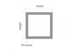 Square hollow sections – DIY Aluminium